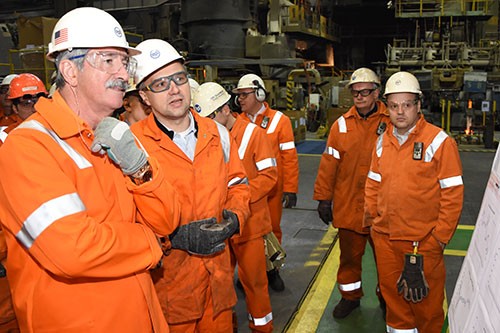 Mario Longhi navštívil Košice - U. S. Steel Košice